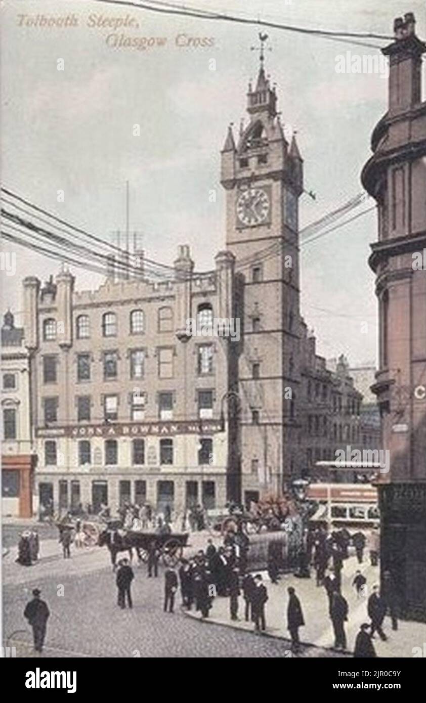 Tolbooth and Steeple at Glasgow Cross Stock Photo - Alamy Tolbooth and Steeple at Glasgow Cross Stock Photo - Alamy