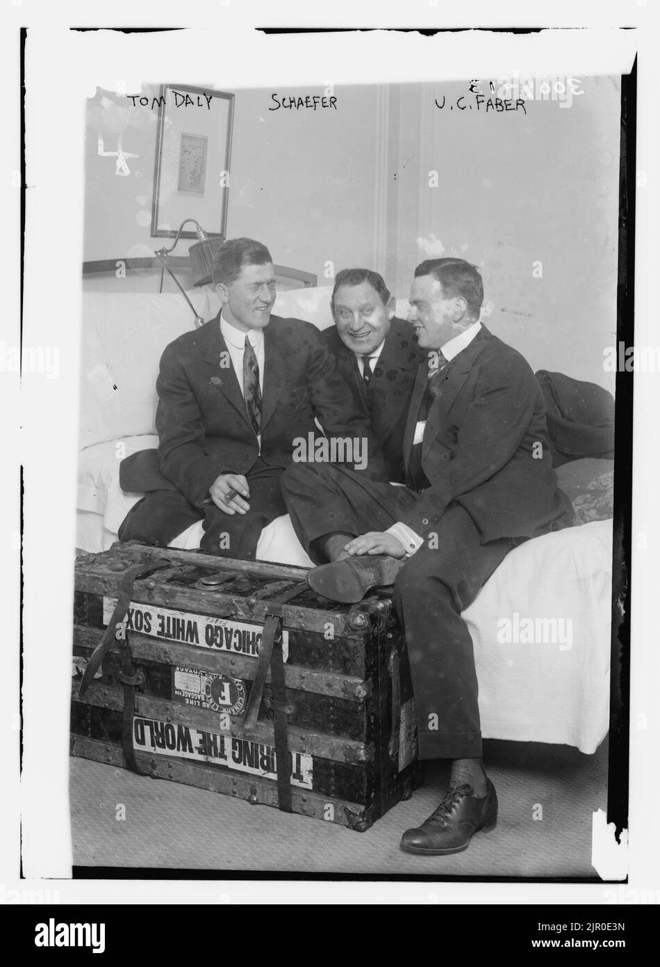 Tom D. Daly, Germany Schaefer, U.C. ''Red'' Faber on world tour ...