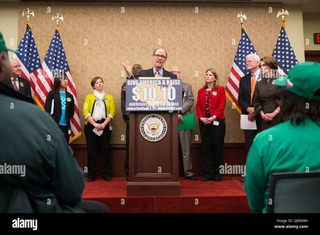 Tom Harkin, Anna Hovland, Gina Schaefer, Ruben Jones, Thomas Perez, Lee ...