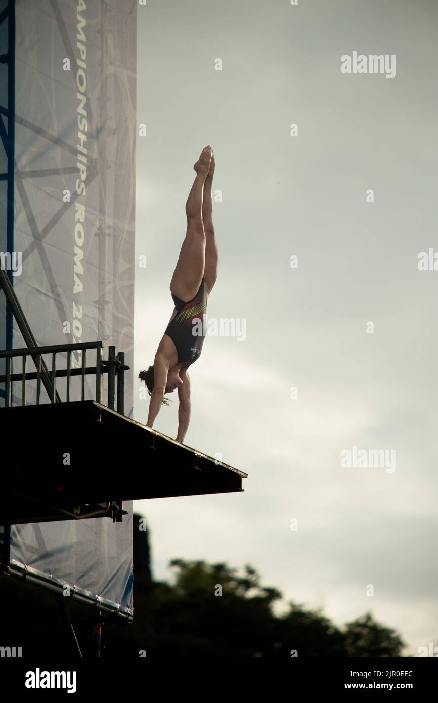 Rome, Rome, Italy. 19th Aug, 2022. Final syncro platform men, final 3m ...