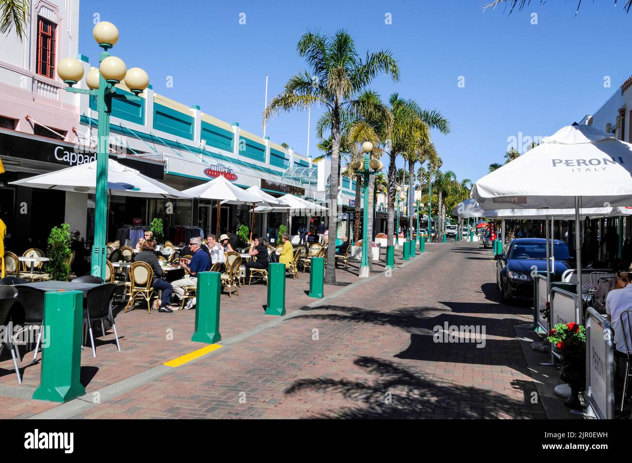 One of Napier's attractive shopping streets, is Emerson Street in ...