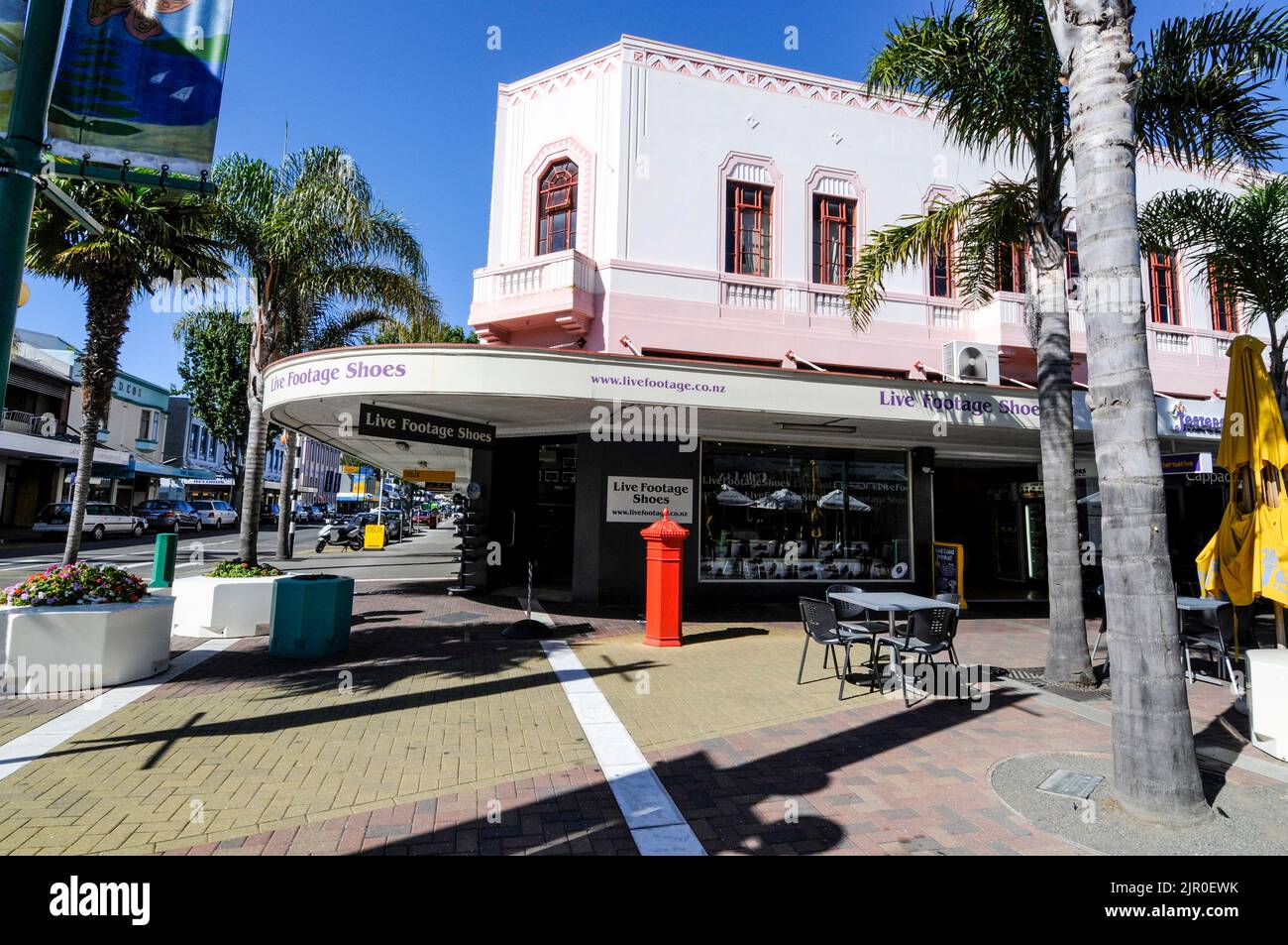 One of Napier's attractive shopping streets, is Emerson Street in ...