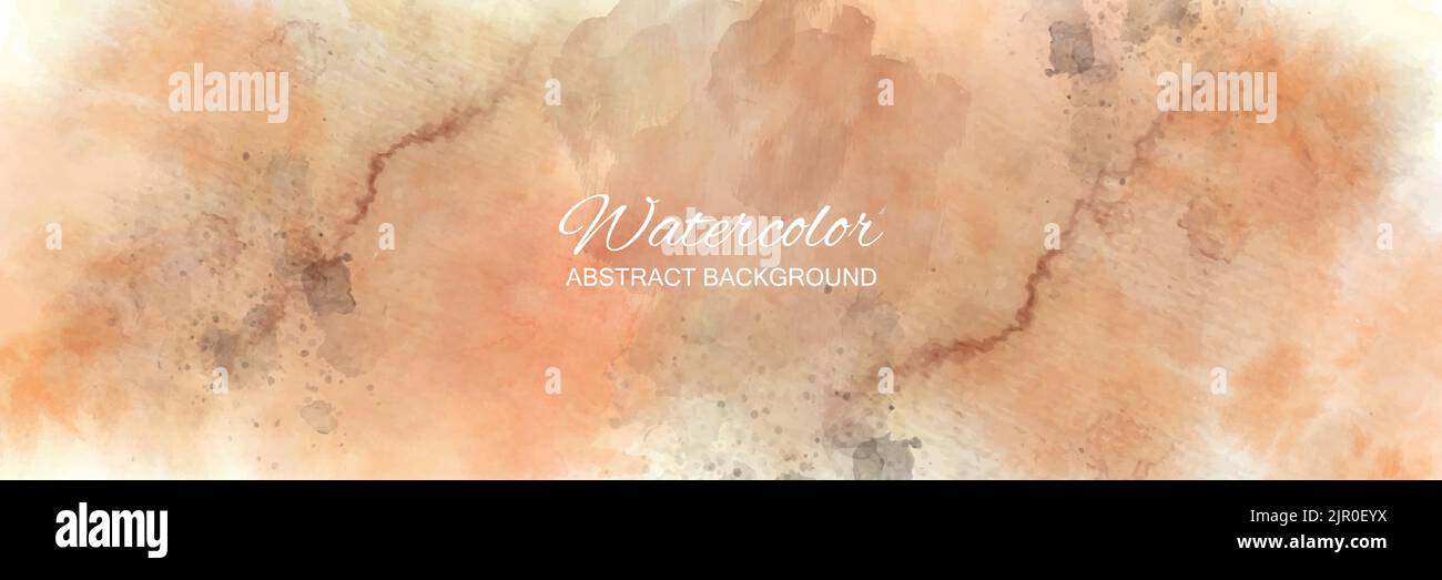 Abstract colorful watercolor horizontal texture rectangle background ...