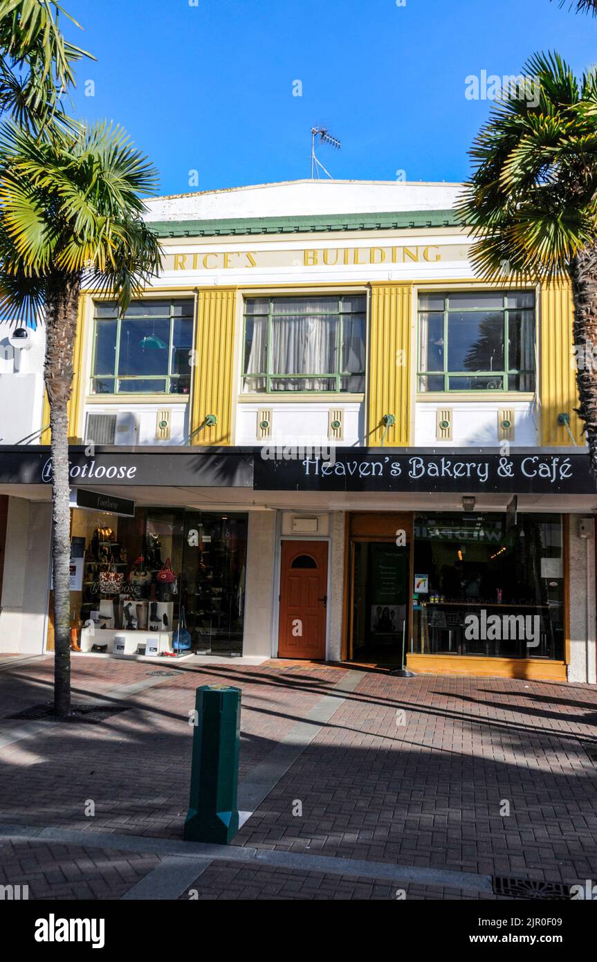 One of Napier's attractive shopping streets is Emerson Street in Napier ...