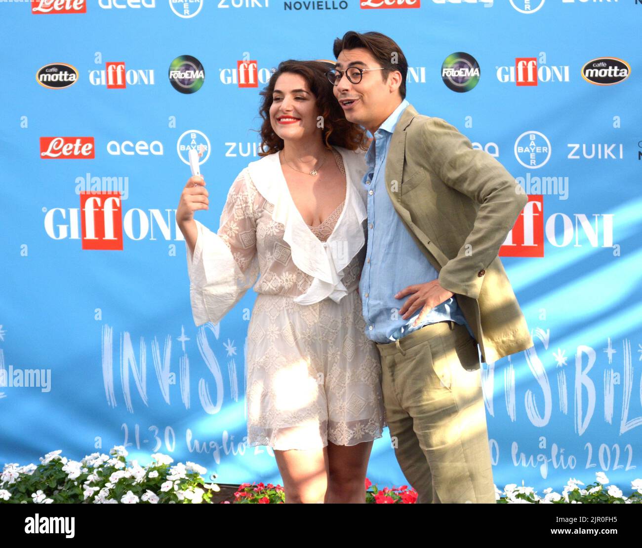 July 22, 2022, Giffoni Valle Piana, Italy: Annandrea Vitrano and ...