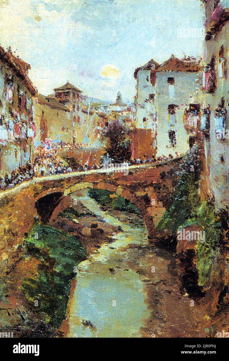 Tomás Martín Rebollo Viatico de San Pedro Stock Photo - Alamy