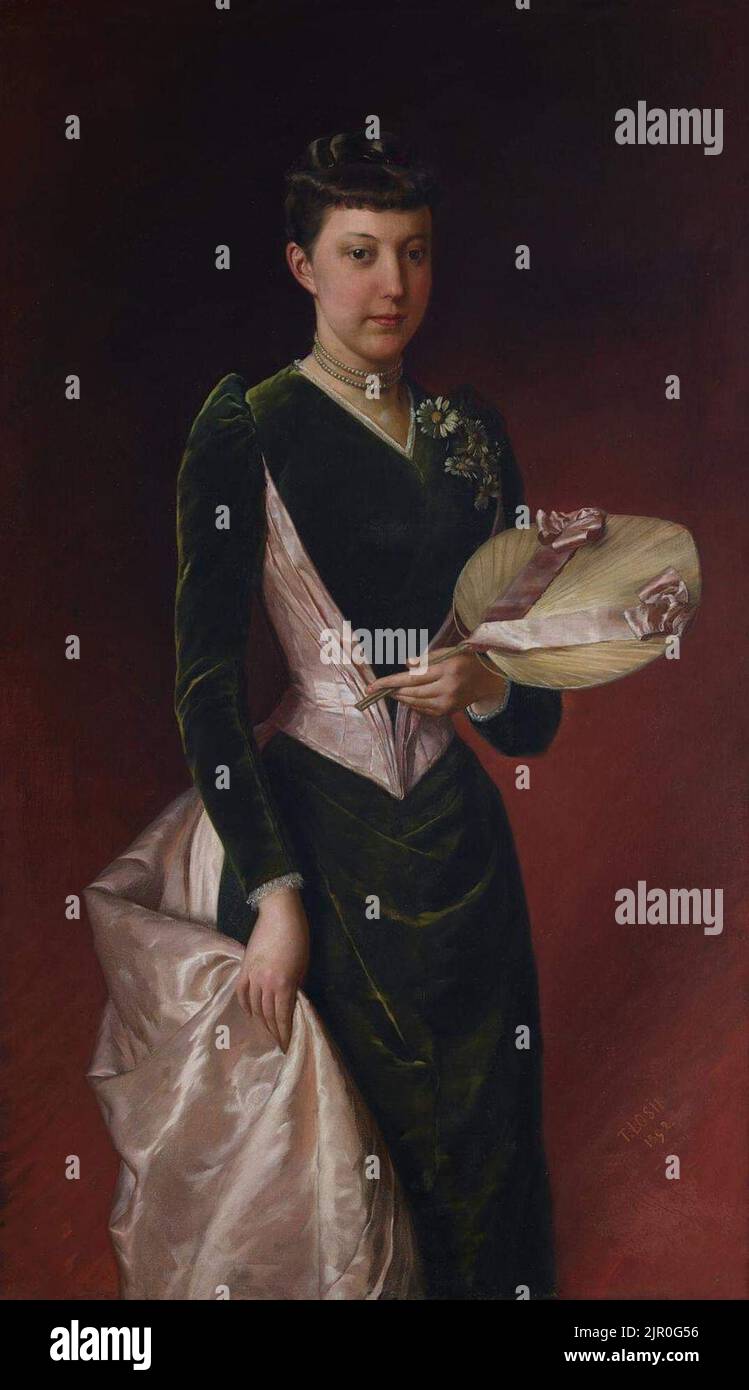 Tomasz Łosik - Portret damy 1892 Stock Photo - Alamy