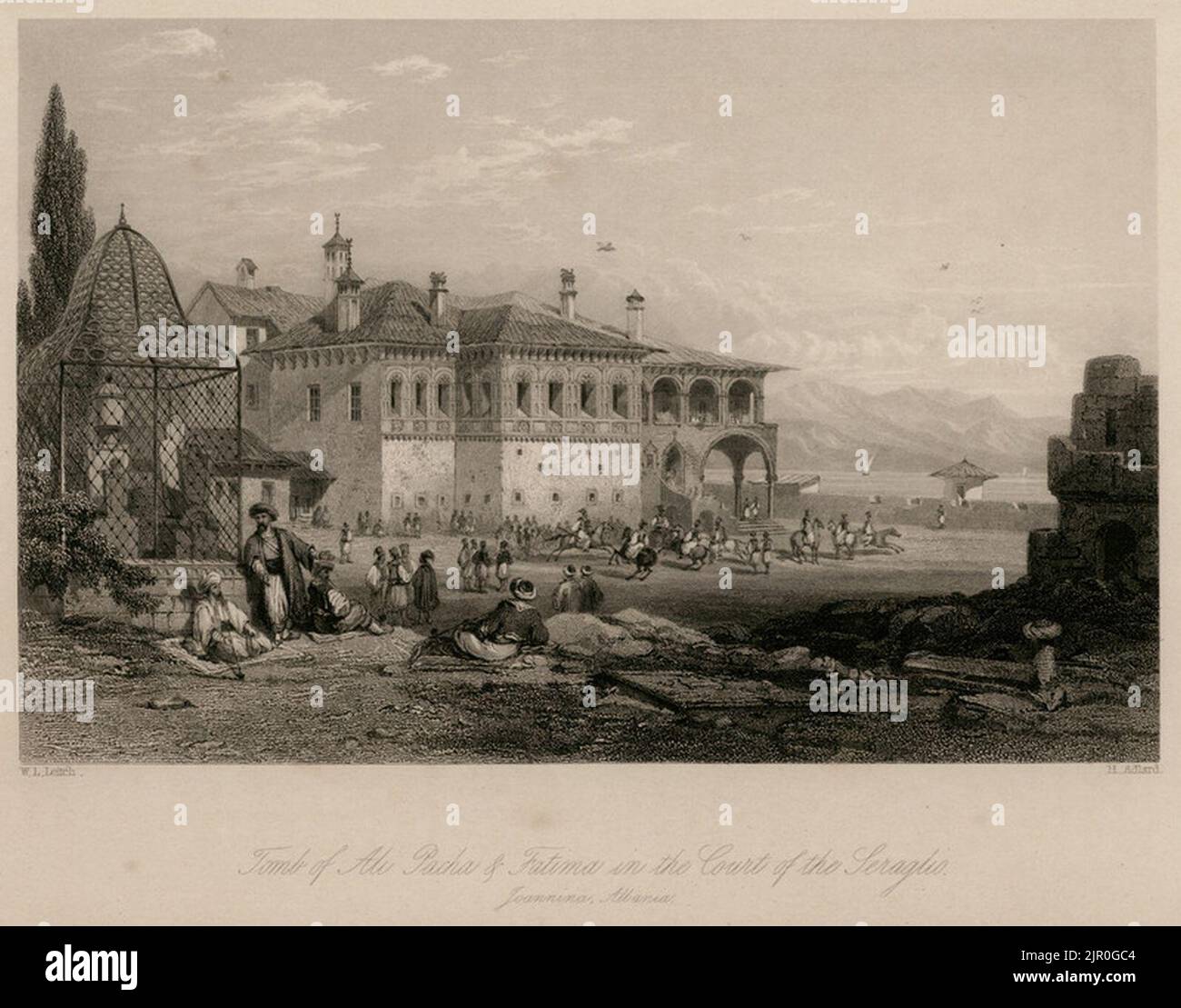 Tomb of Ali Pasha and Fatima in the Court of the Seraglio - Walsh ...