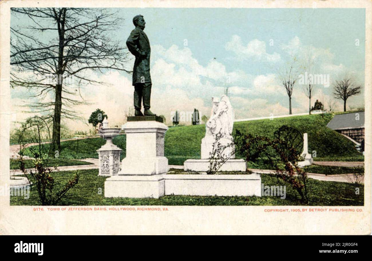 Tomb of Jefferson Davis, Richmond, VA Stock Photo - Alamy