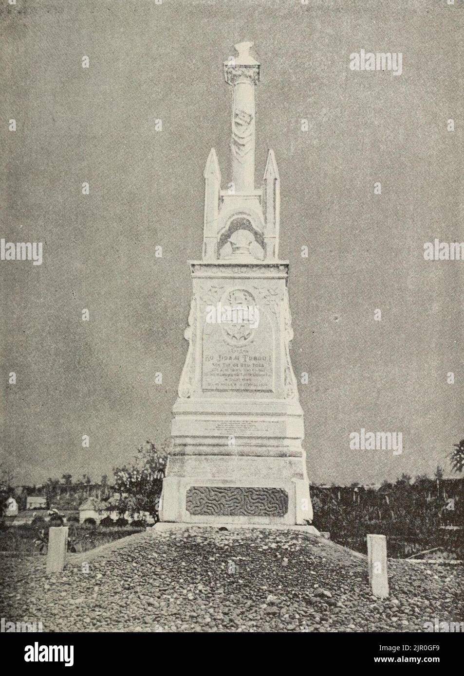 Tomb of King George Tubou I, 1900 (close-up Stock Photo - Alamy