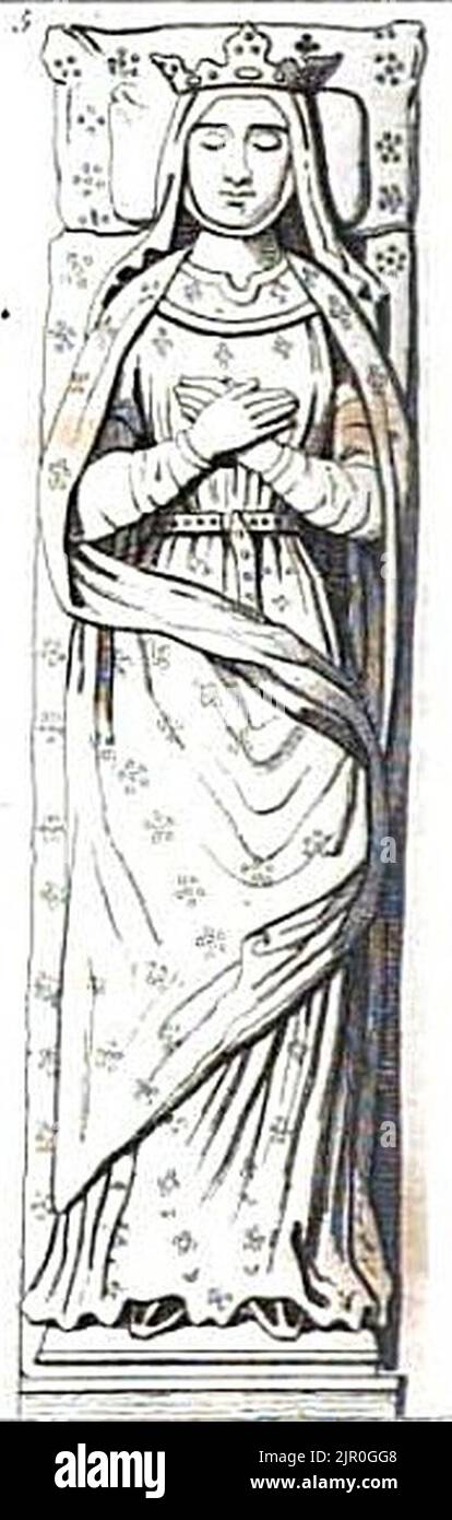 Tomb of Isabella of Angouleme Stock Photo - Alamy