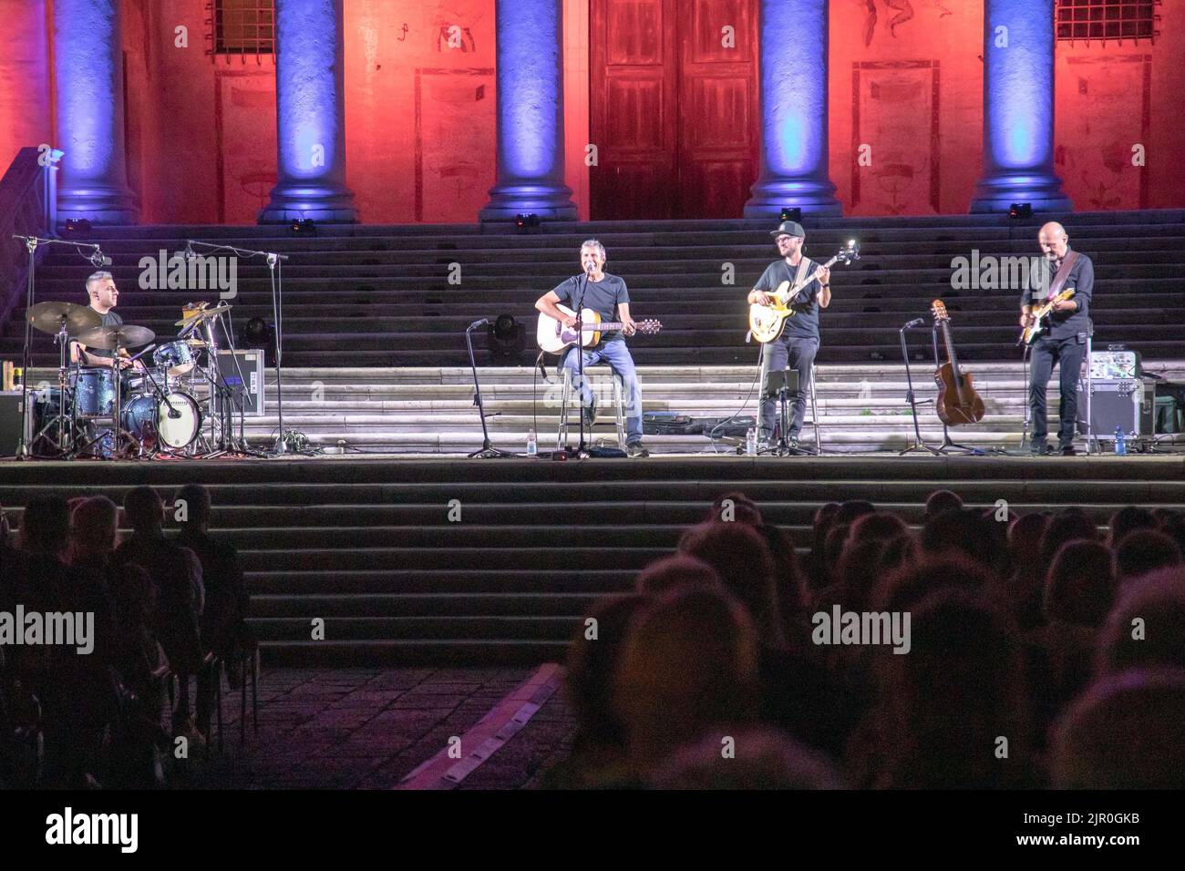 Luca Barbarossa during the Italian singer Music Concert Luca Barbarossa ...