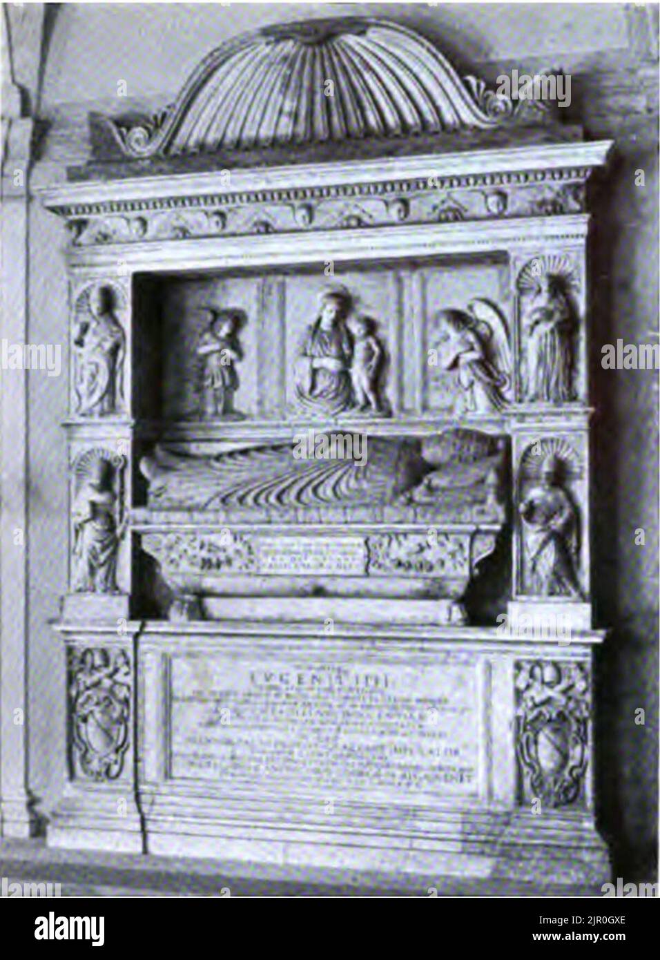Tomb of Pope Eugene IV Stock Photo - Alamy