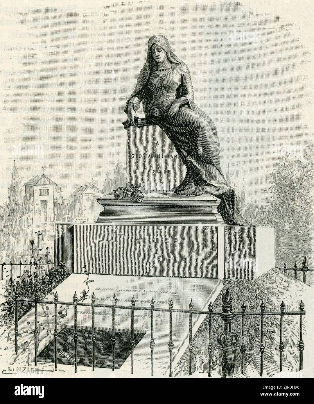 Tomba di Giovanni Lanza Casale Monferrato Stock Photo - Alamy