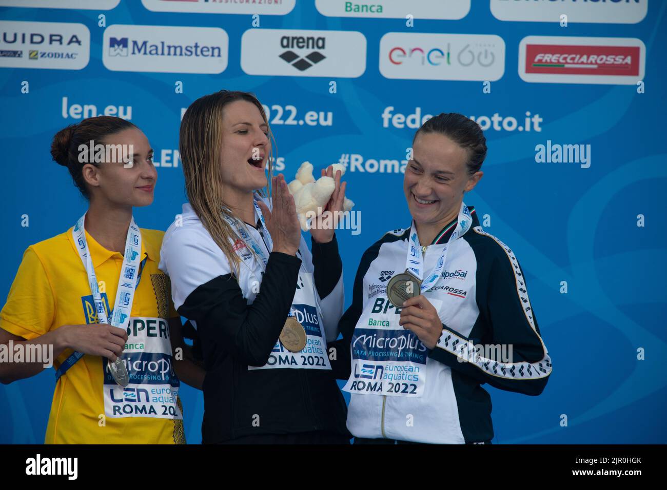 Rome, Rome, Italy. 19th Aug, 2022. Final syncro platform men, final 3m ...