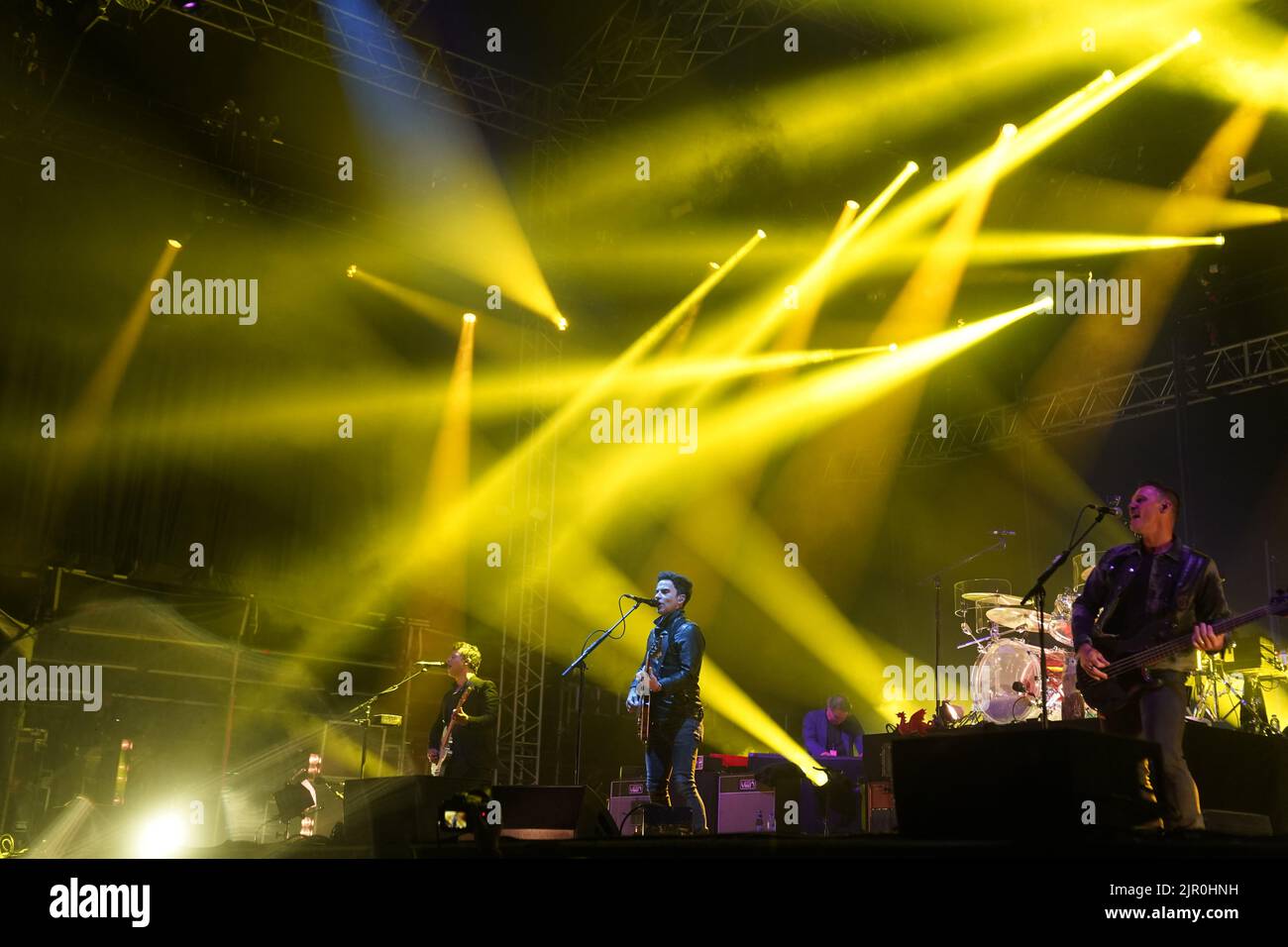 The Stereophonics perform on the main stage during the Hardwick Live ...