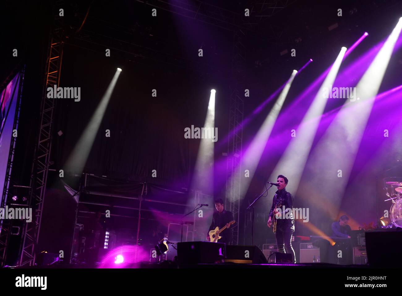 The Stereophonics perform on the main stage during the Hardwick Live ...