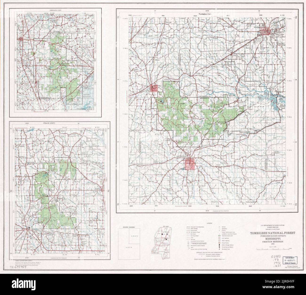 Tombigbee National Forest, (Tombigbee Ranger District), Mississippi ...