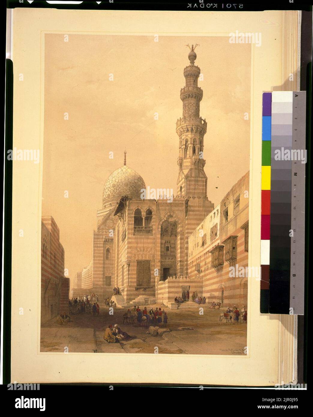 Tombs of the khalifs, Cairo - David Roberts, R.A Stock Photo - Alamy