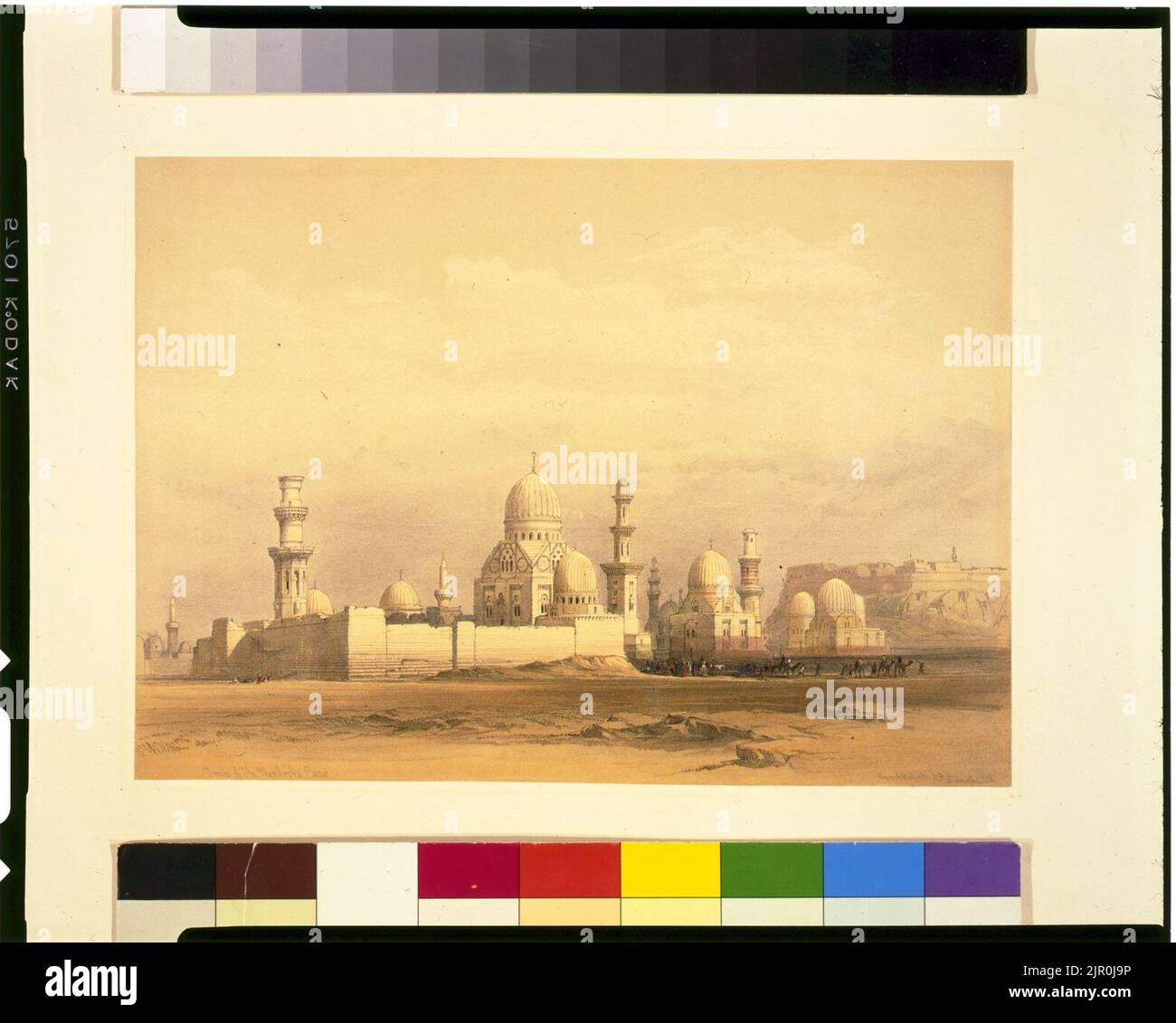 Tombs of the Memlooks, Cairo - David Roberts, R.A Stock Photo - Alamy