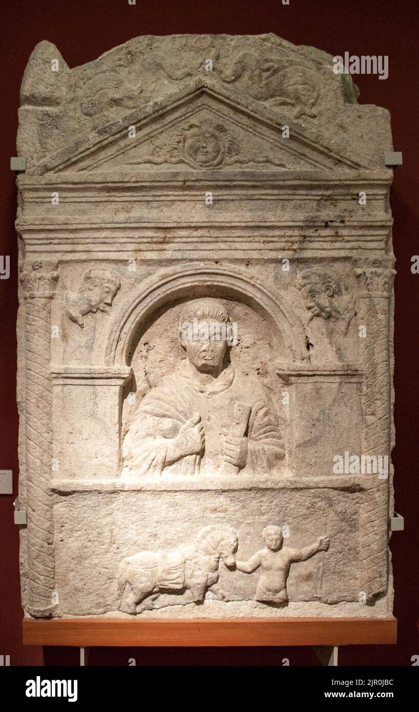 Tombstone of a cavalryman Stock Photo - Alamy