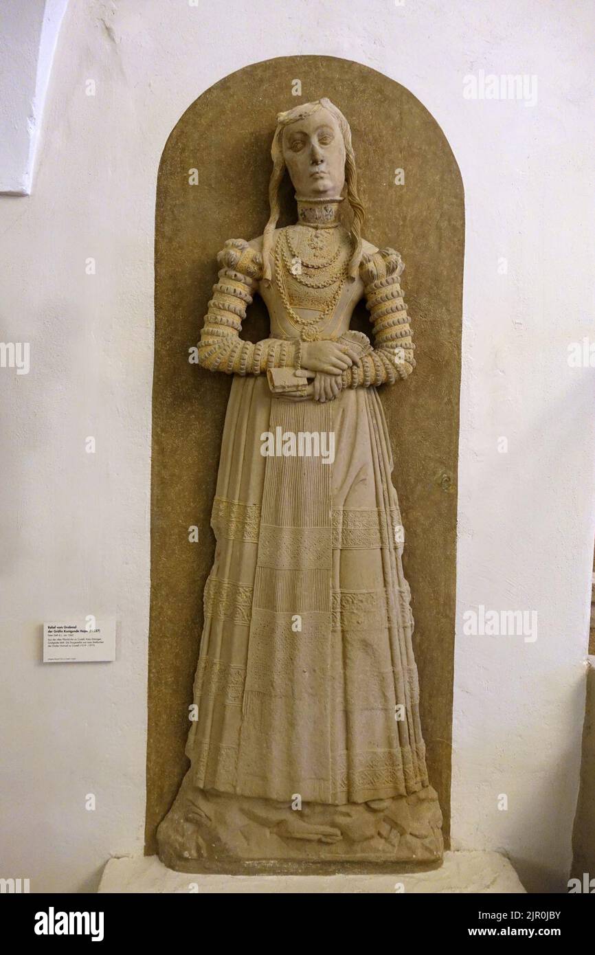 Tombstone for Grafin Kunigunde Hojos, by Peter Dell the younger, c ...