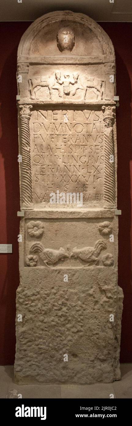 Tombstone of Nertus Stock Photo - Alamy