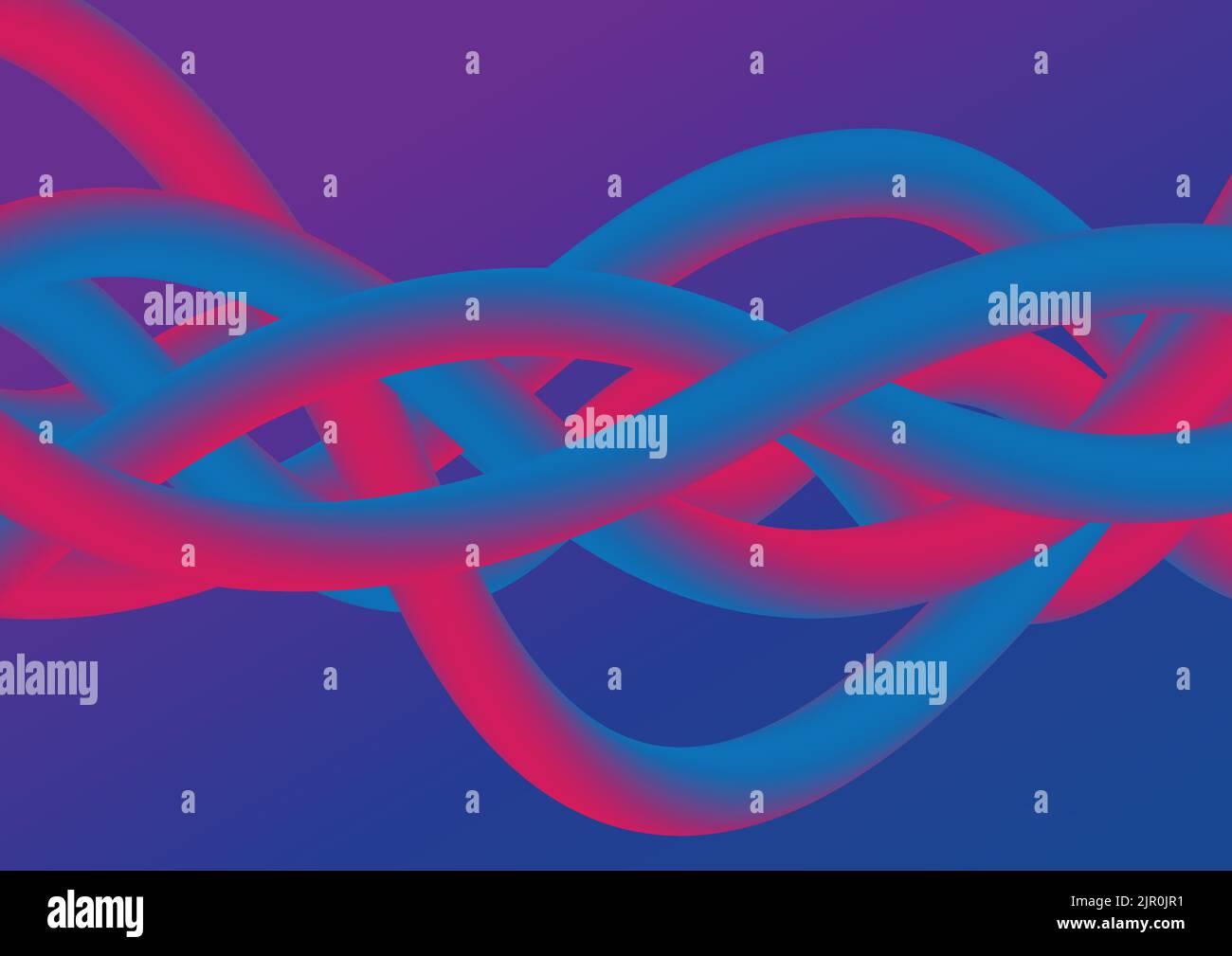 Purple and blue abstract 3d waves vector art background Stock Vector ...