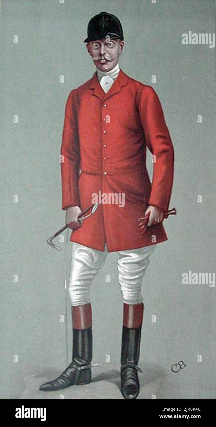 Tommy Burns-Hartopp Vanity Fair 25 October 1900 Stock Photo - Alamy