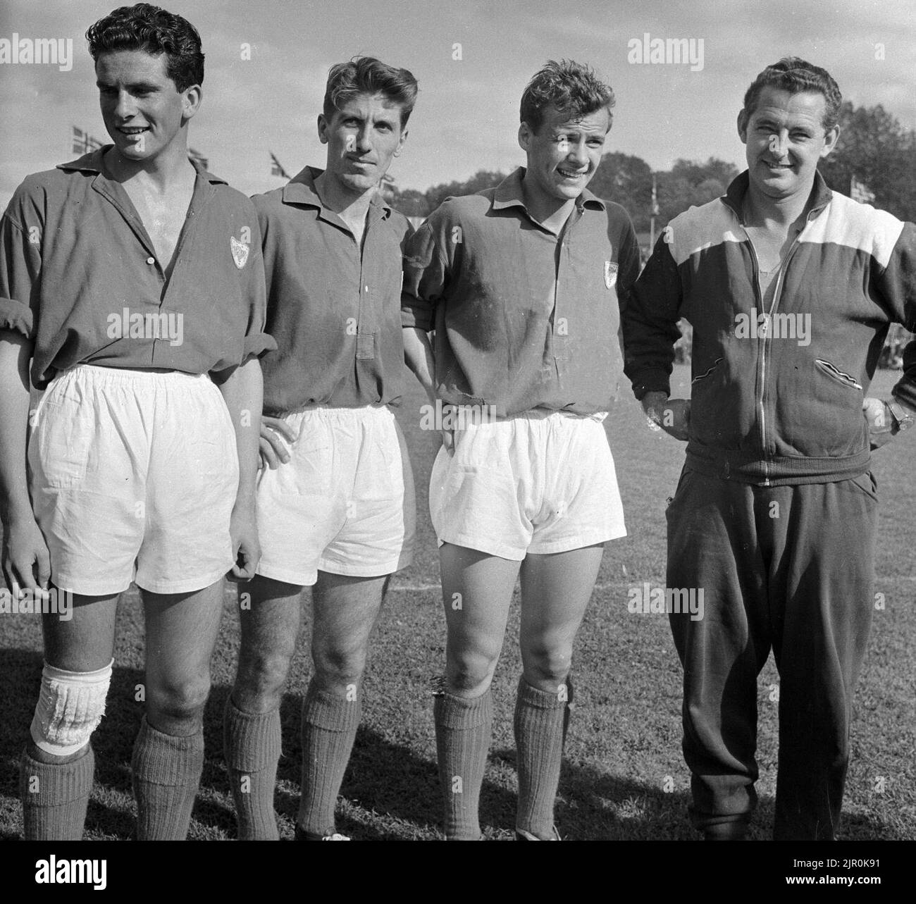 Tommy Troelsen, John Danielsen, Harald Nielsen, Arne Sørensen 1959 ...