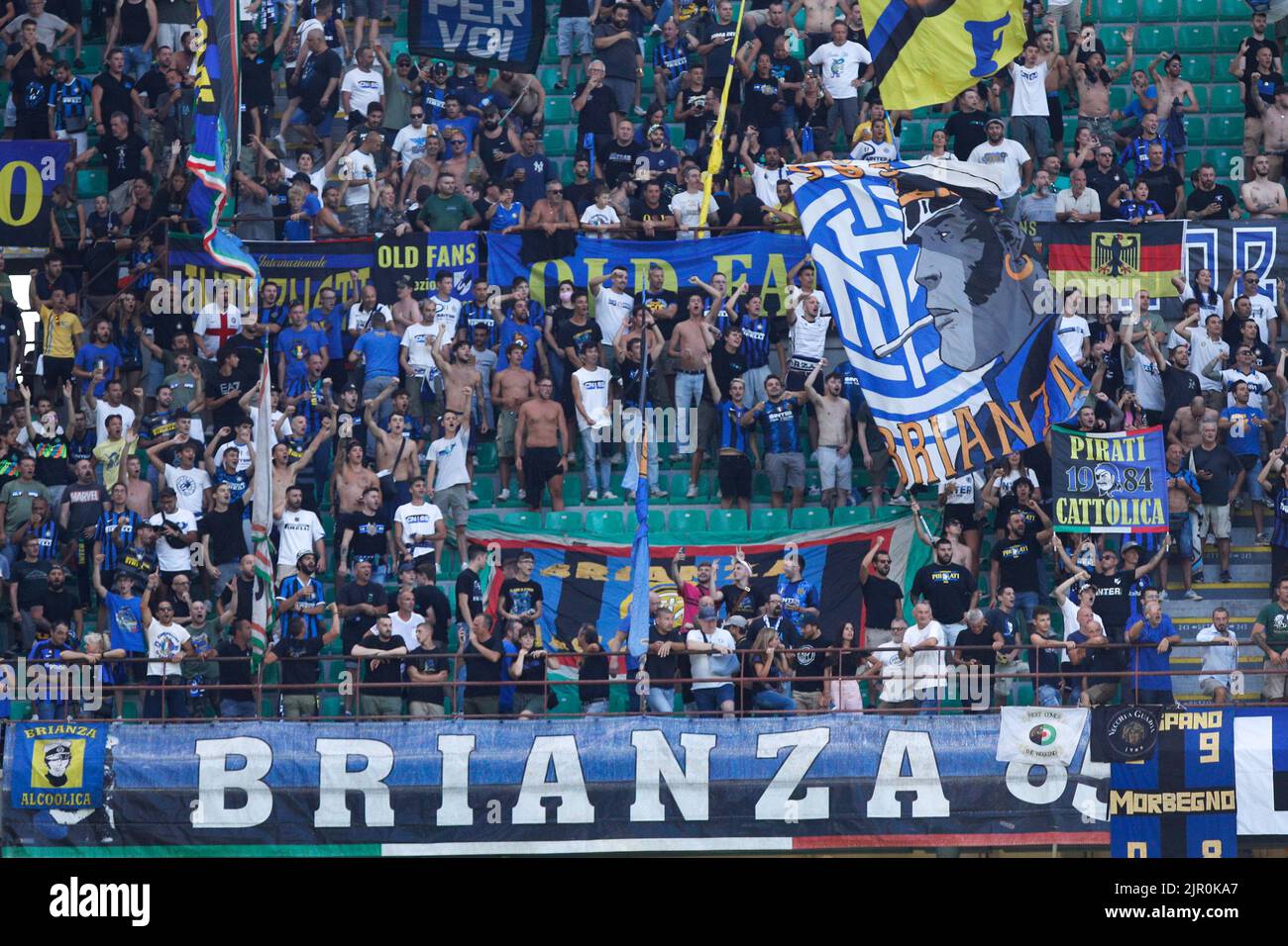 Banners in the stands hi-res stock photography and images - Alamy