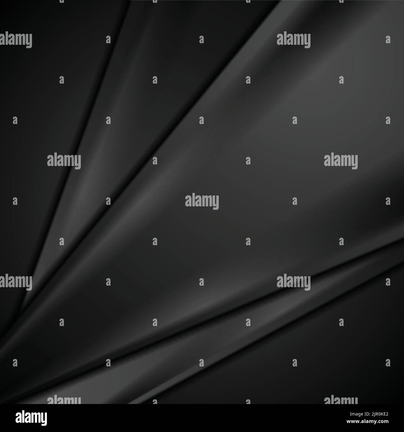 Black smooth stripes abstract minimal corporate background. Dark modern ...