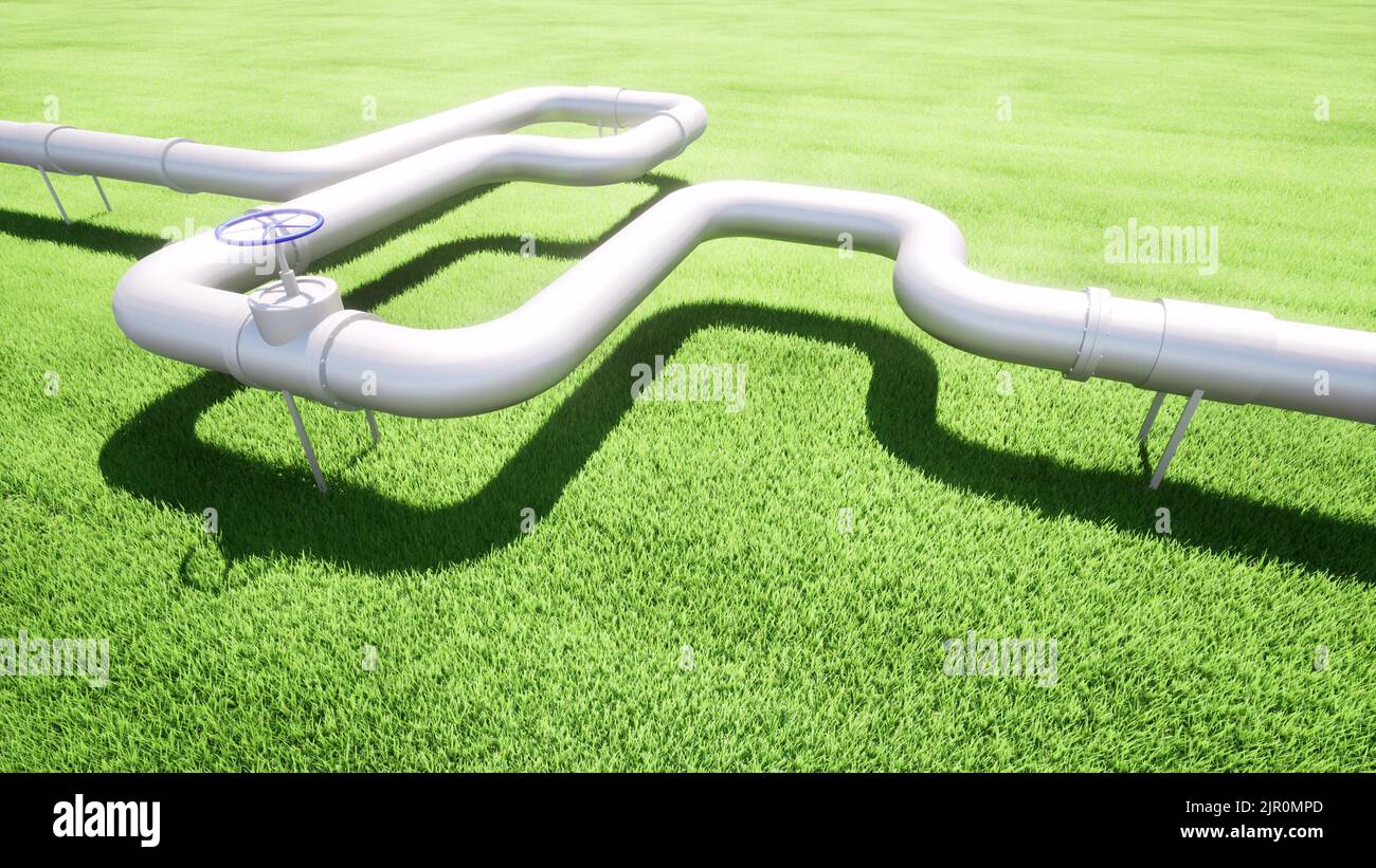Hydrogen pipeline Future transportation Green clean renewable energy ...