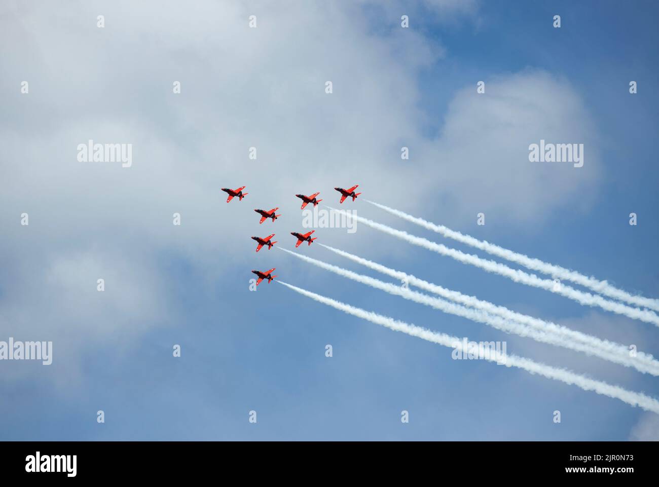 The Red Arrows is the display team of the Royal Air Force that put on ...