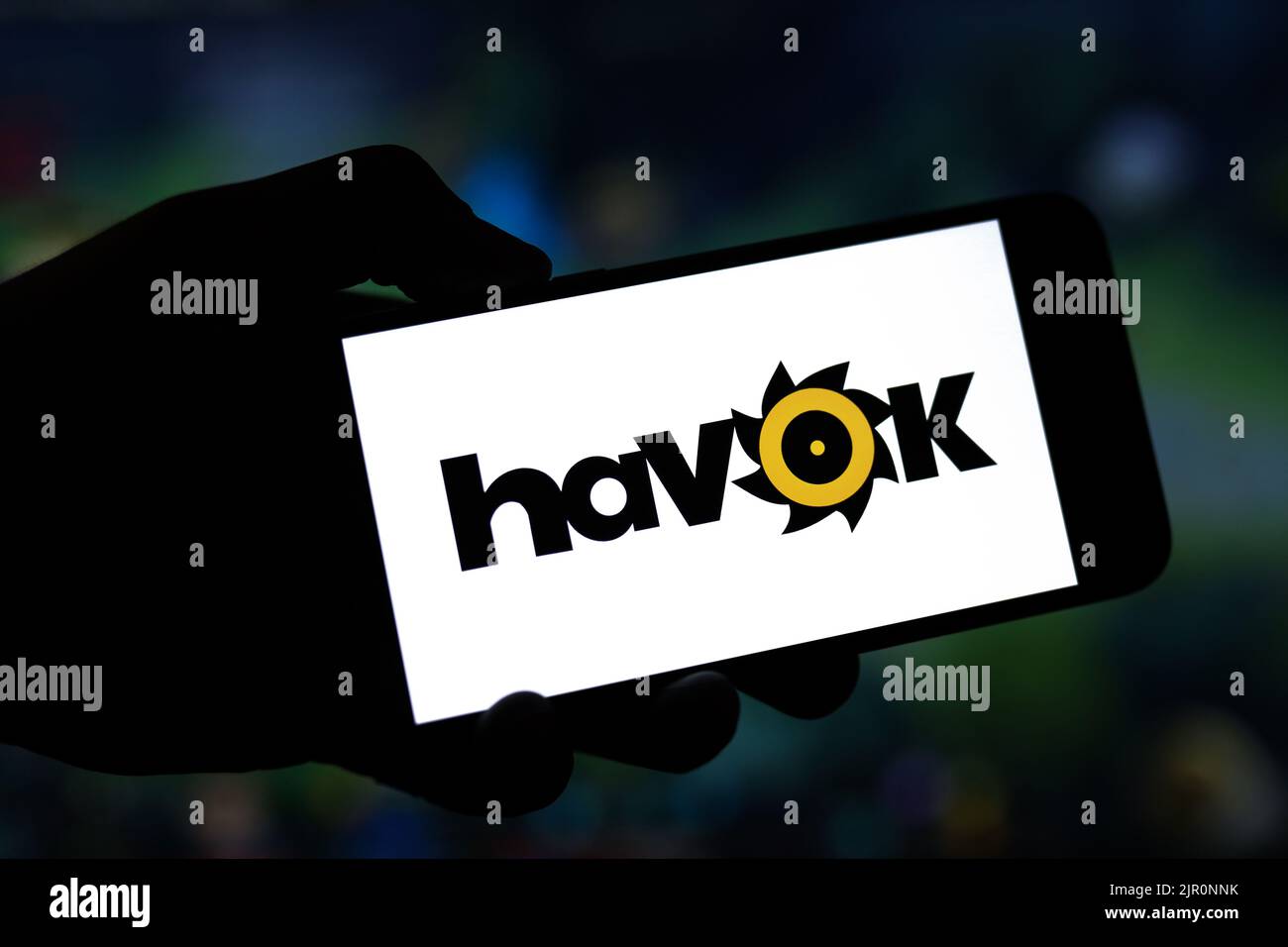 Havok (Telekinesys Research Ltd.) editorial. Illustrative photo for ...