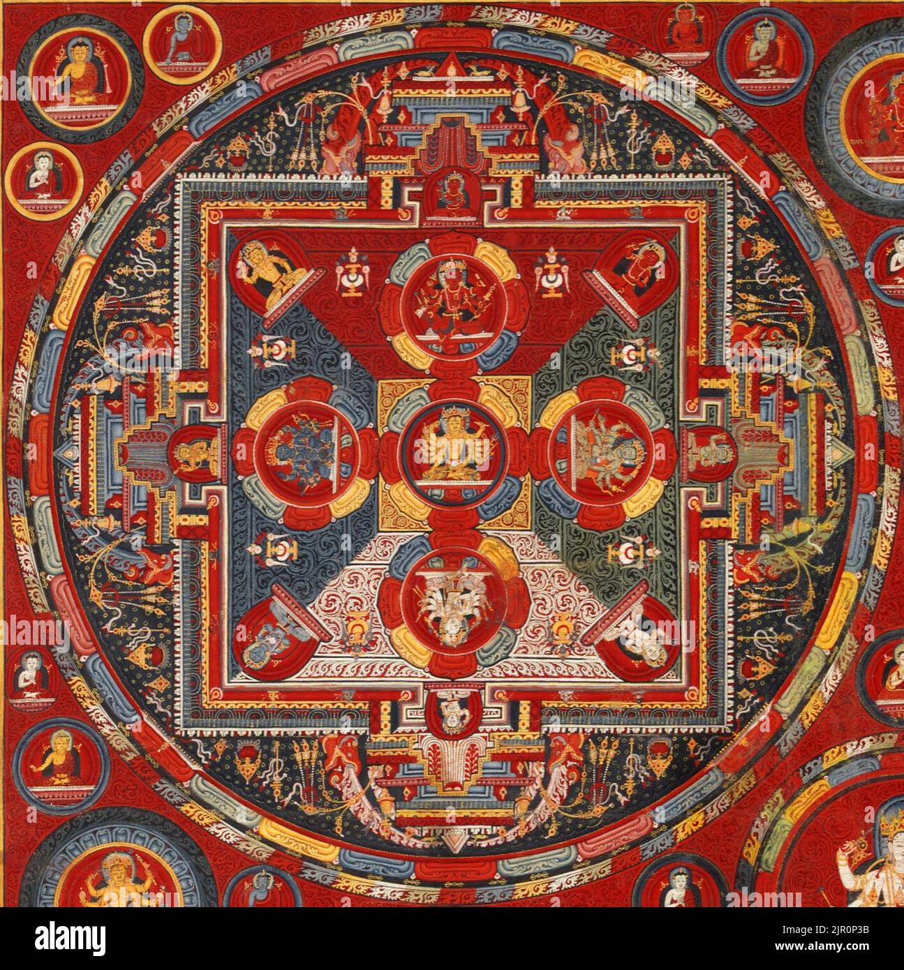 Four mandalas of the vajravali series hi-res stock photography and ...