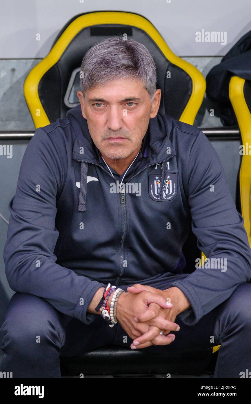 Bern, Switzerland. 18th, August 2022. Head coach Felice Mazzu of ...