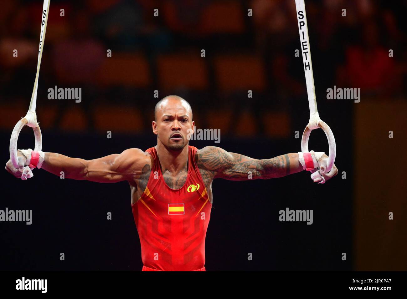 Zapata Rayderley of Spain in action during Final of Artistic Gymnastic ...