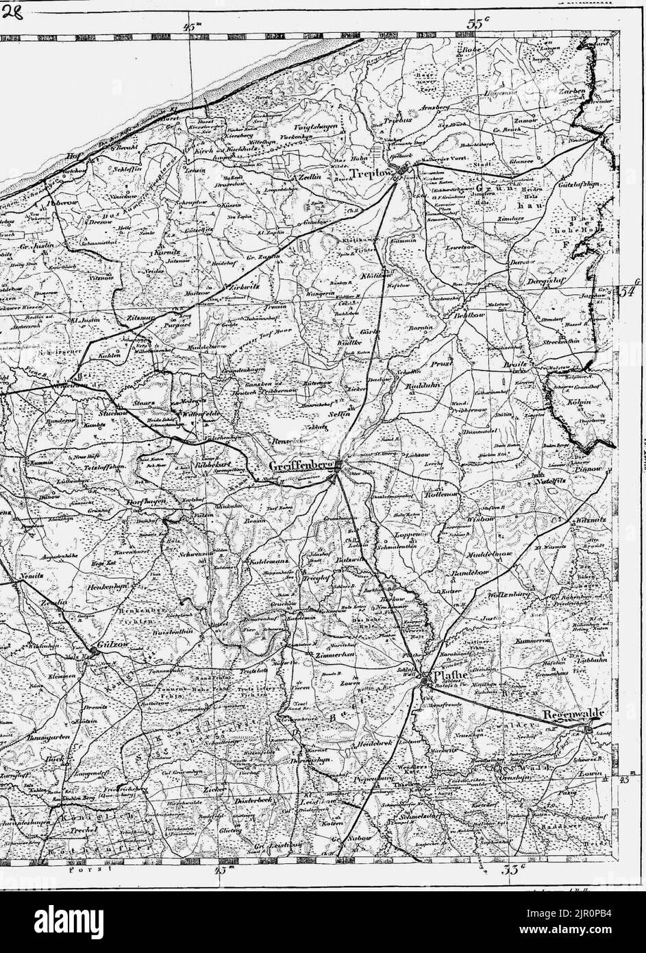 Pommern karte Black and White Stock Photos & Images - Alamy