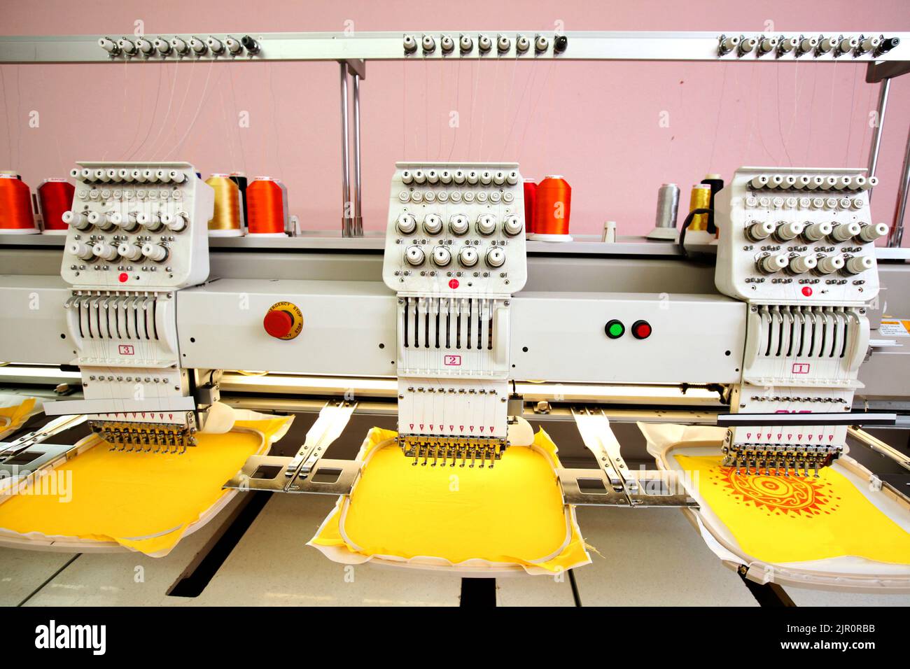 High technology automatic sewing machine control by computer ...