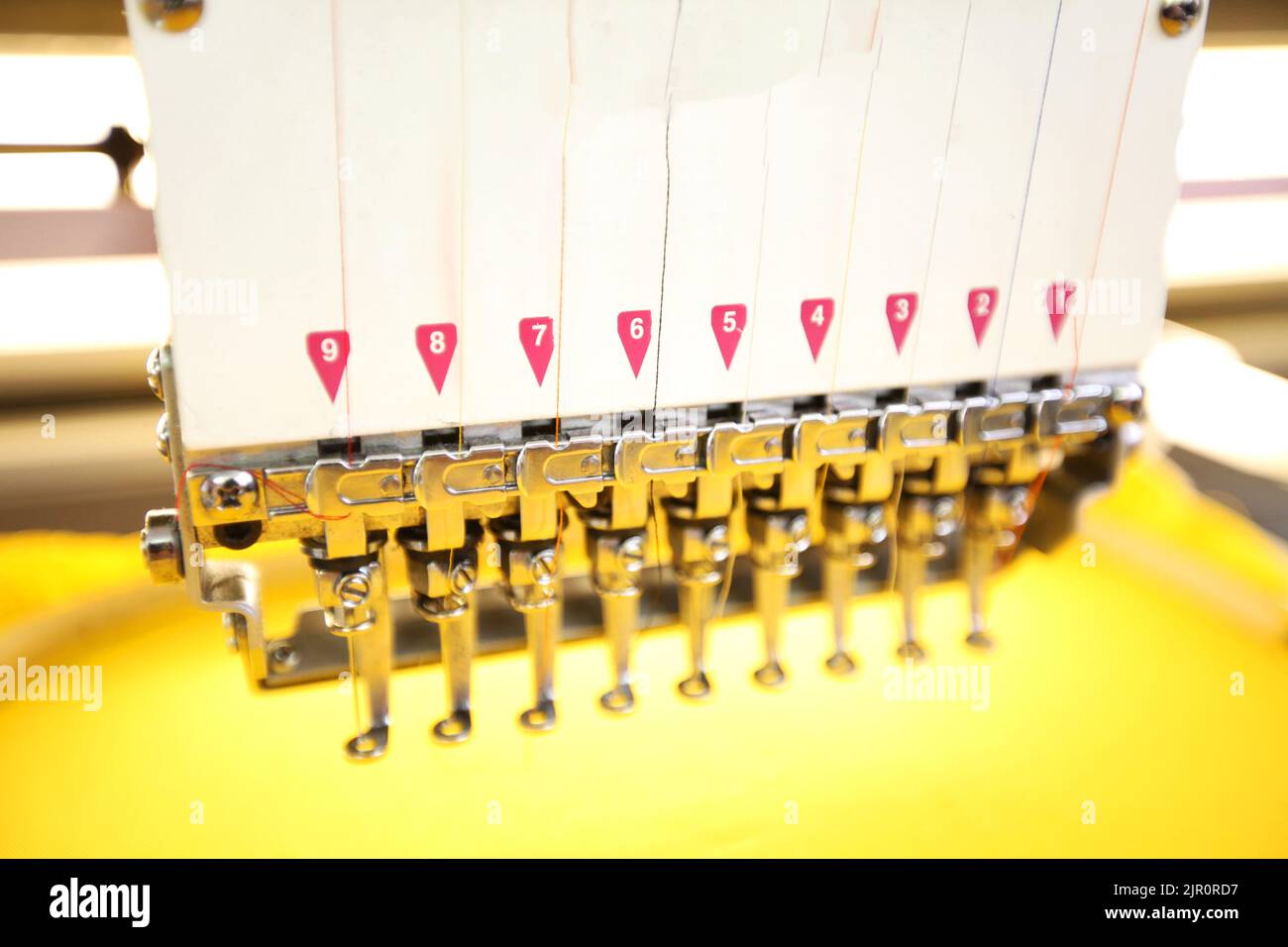 High technology automatic sewing machine control by computer ...