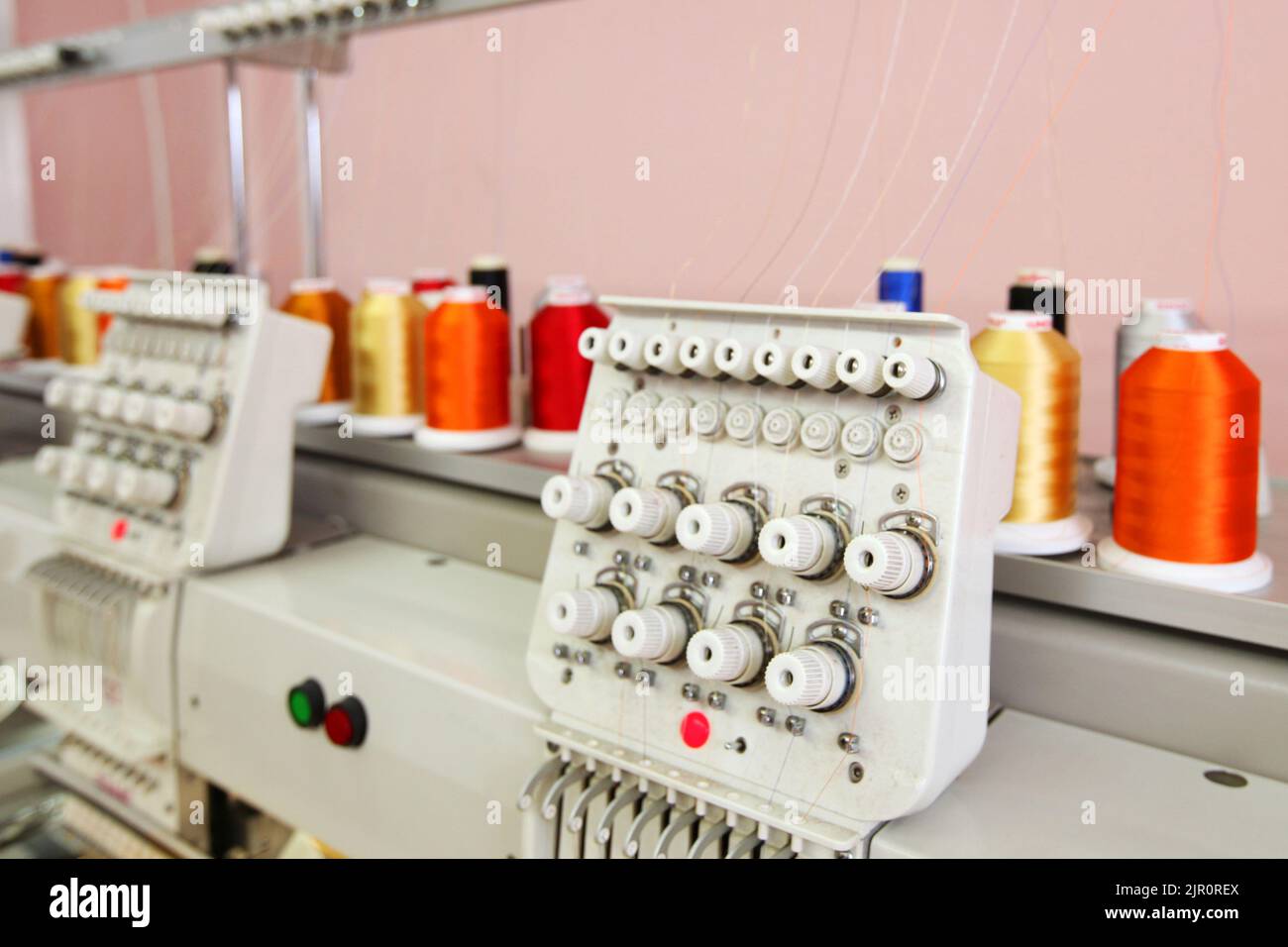 High technology automatic sewing machine control by computer ...