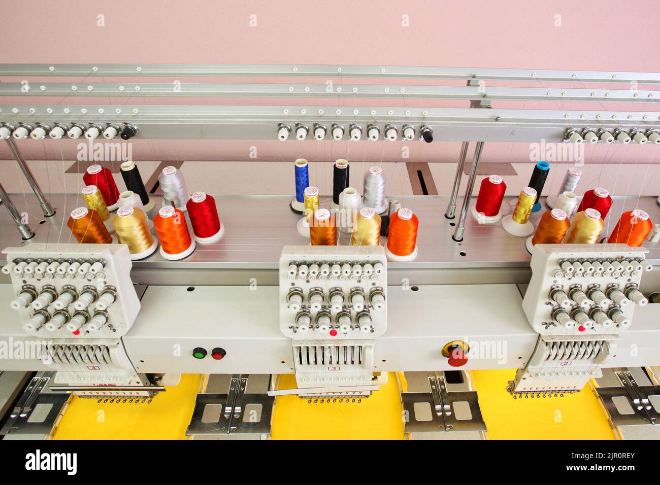 High technology automatic sewing machine control by computer ...