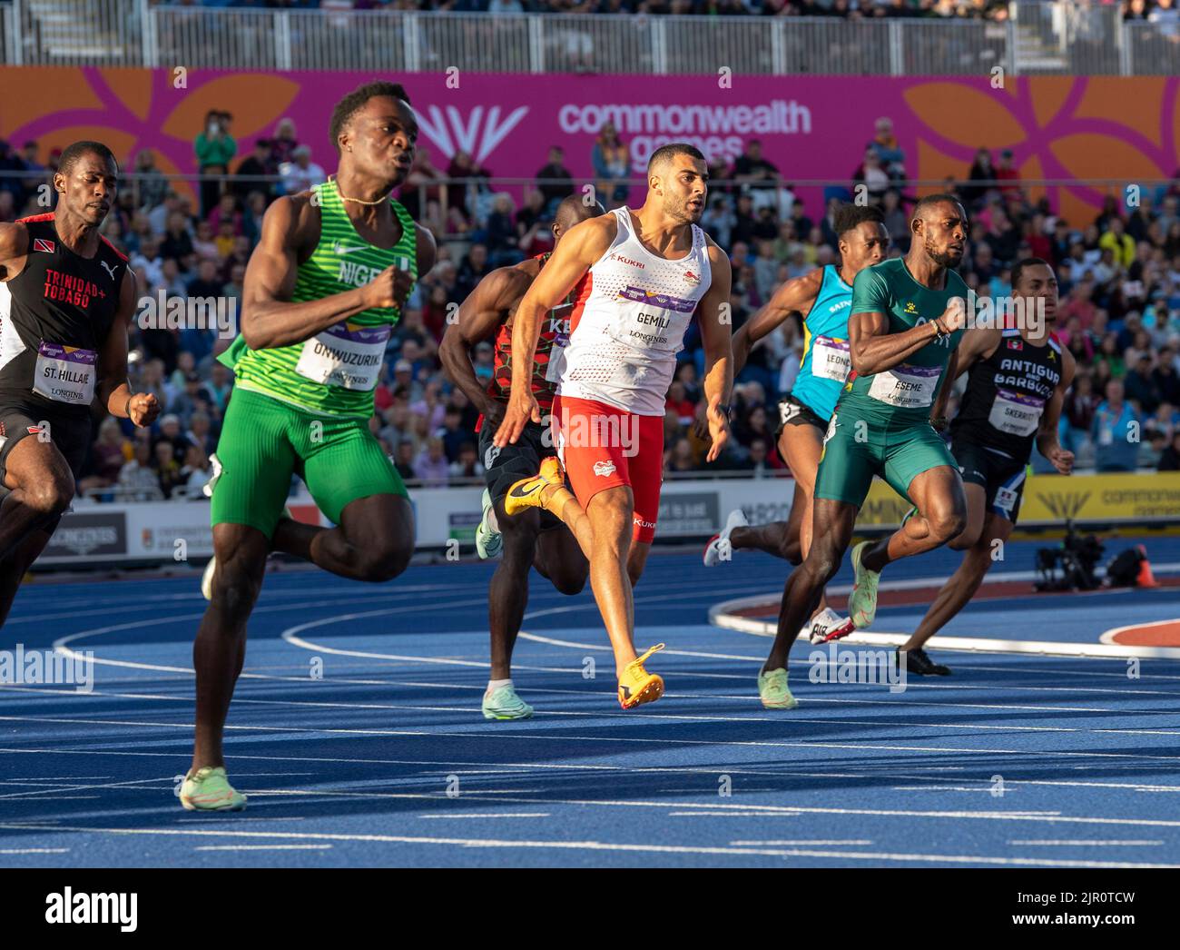 Udodi Chudi Onwuzurike, Adam Gemili and Dan Kiviasi Asamba competing in ...