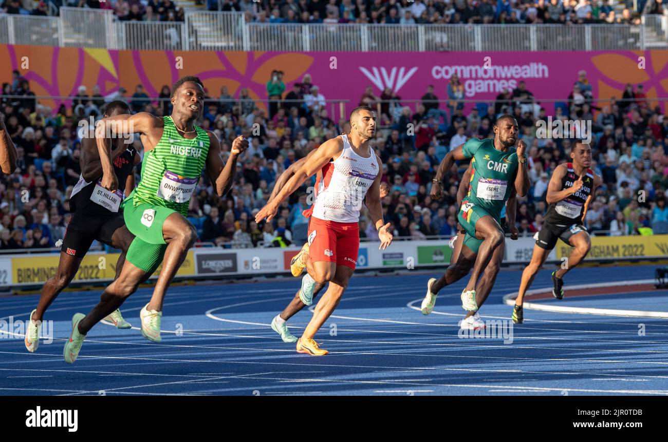 Udodi Chudi Onwuzurike, Adam Gemili and Dan Kiviasi Asamba competing in ...