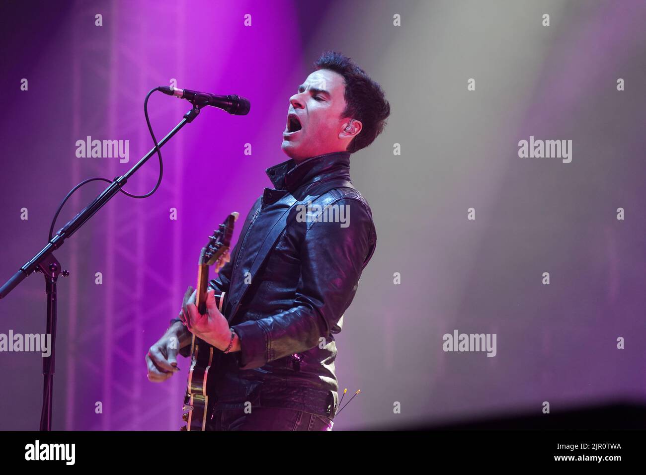 The Stereophonics perform on the main stage during the Hardwick Live ...
