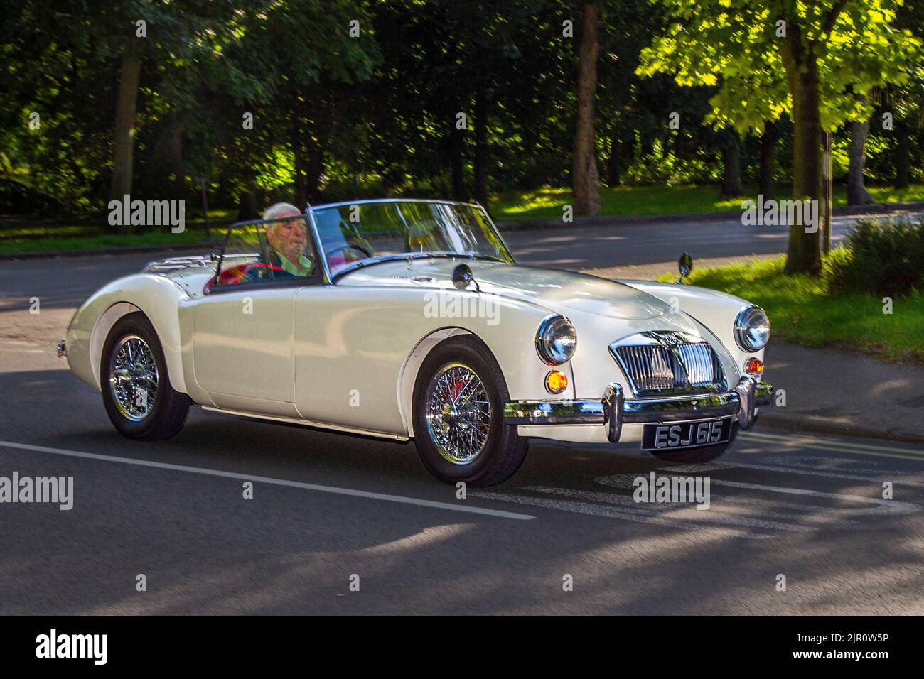 1961 60s sixties white British MG 1600 Mk II 1622cc Petrol; Vintage ...
