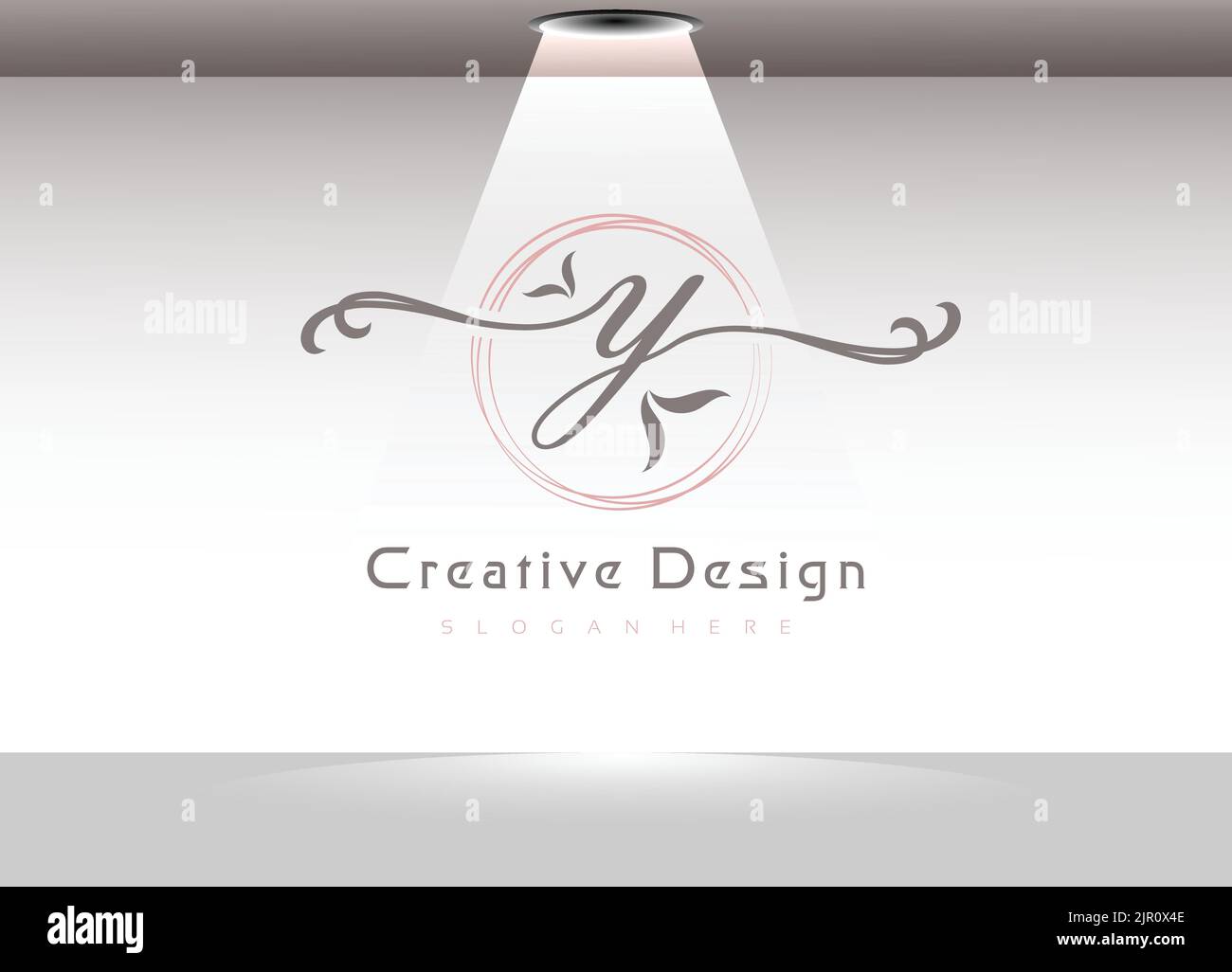 Elegant handwriting letter Y logo template Stock Vector Image & Art - Alamy