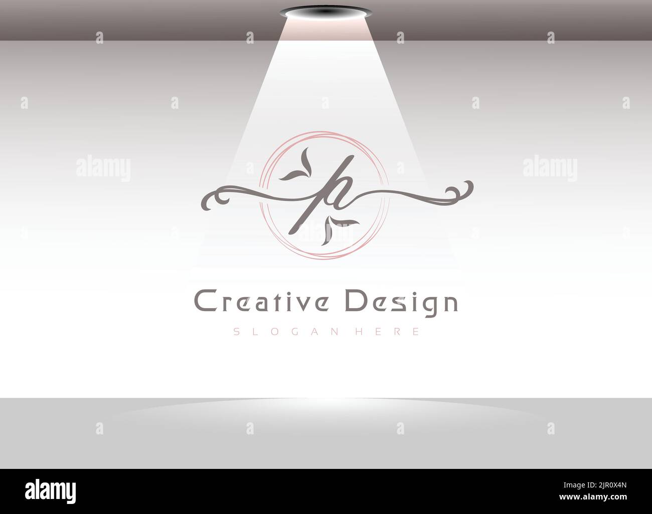 Elegant handwriting letter P logo template Stock Vector Image & Art - Alamy