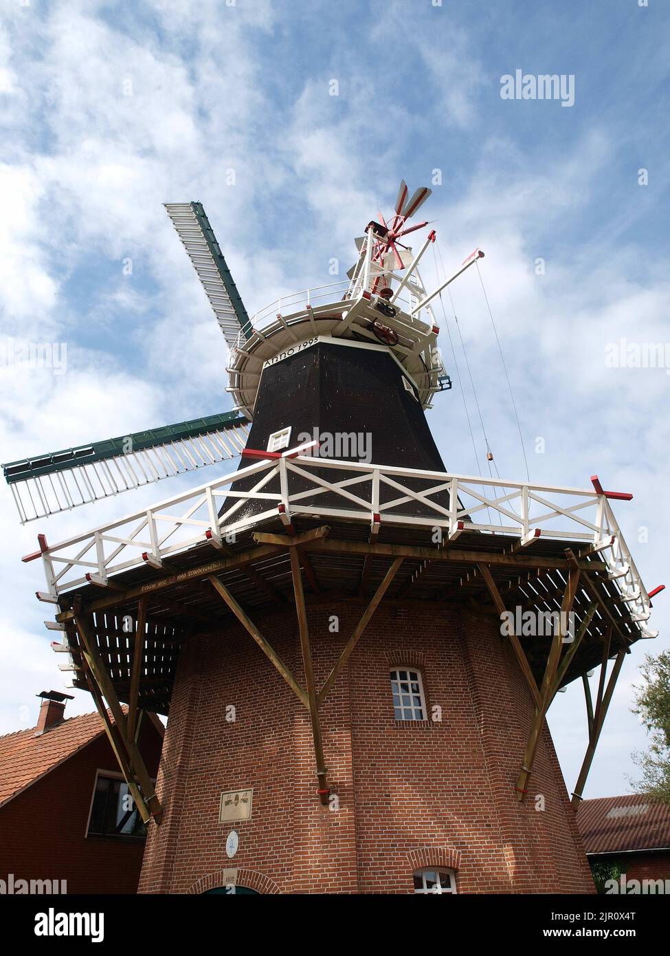 windmill in eastern frisia Stock Photo - Alamy